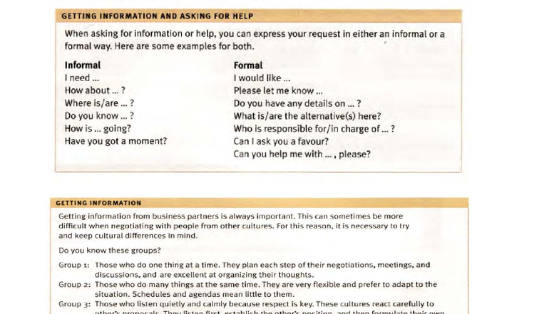 English for Negotiating: Informal vs. Formal Expressions and Strategies ...
