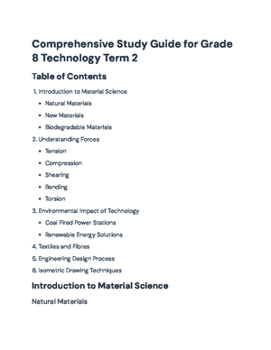 Take Home Resource Pack: Technology Term 2 for Grade 8 Students - GET ...