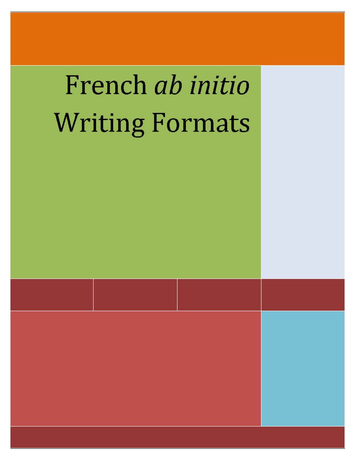 Text Types for French B & ab initio (2024) - Writing Formats Guide - Studocu