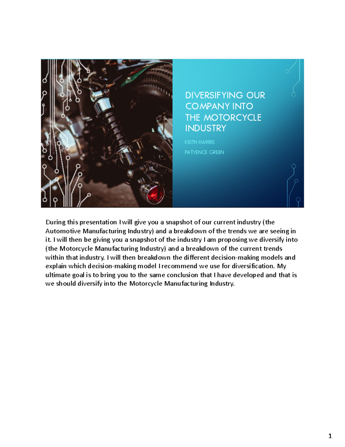 Module 5 Project Two - During this presentation I will give you a ...