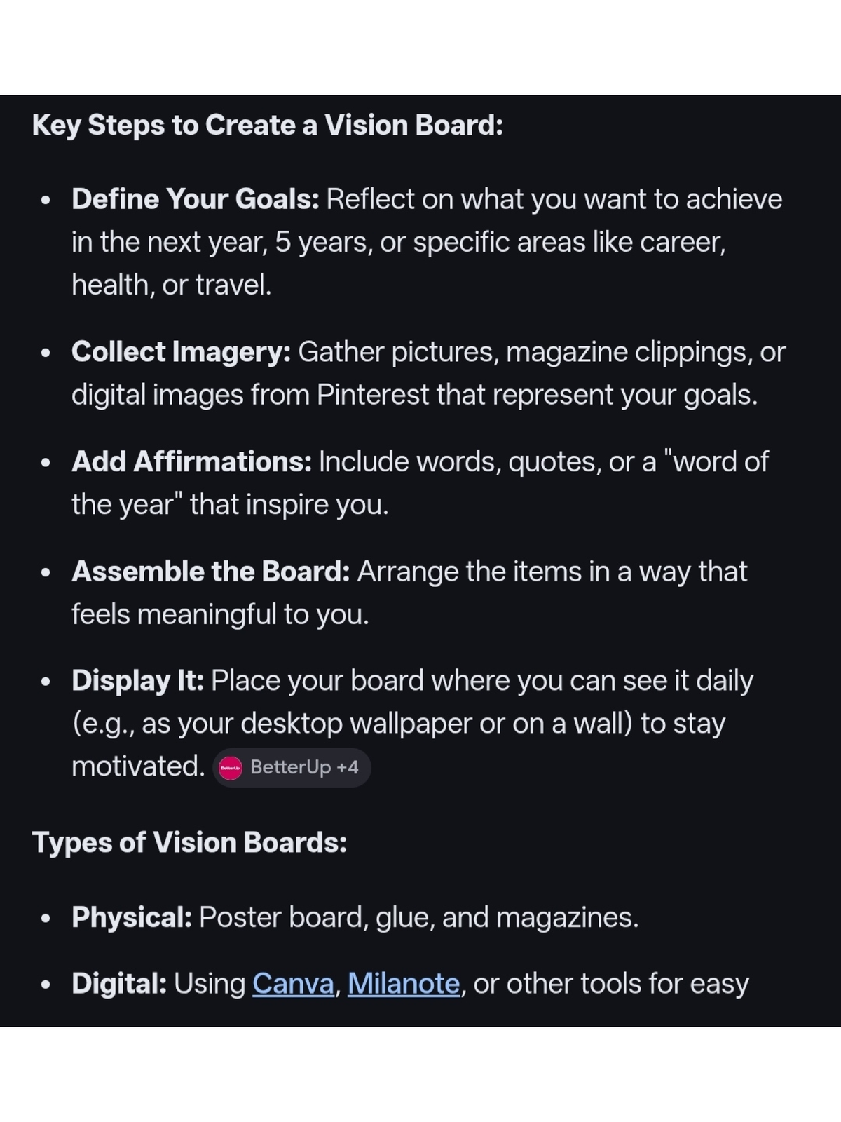 Creating a Vision Board: Key Steps for Goal Setting and Motivation ...