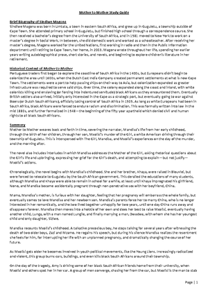 Notes Prayer for masks - GRADE 12 POETRY PRAYER FOR MASKS - Léopold ...