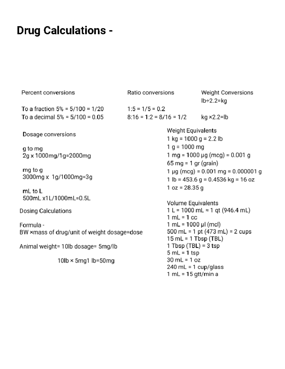 Pharmacology Study Notes: CNS & ANS Drug Effects Overview - Studocu