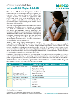 Population Pyramids- introduction - AP Human Geo Standard Unit 2.1/2/2 ...