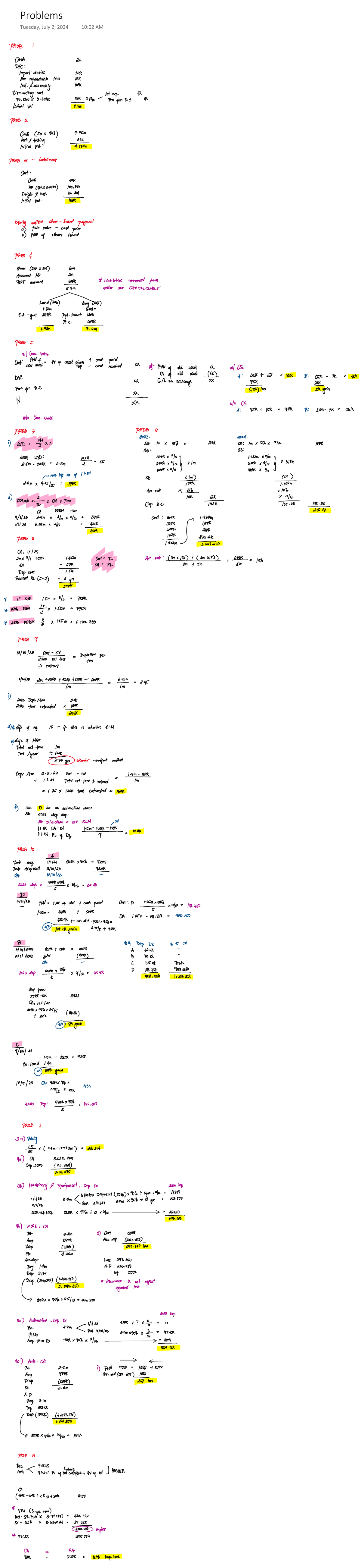 Problems 3 - None - Problems Tuesday July 2024 10:02 AM PROB rejeadable ...