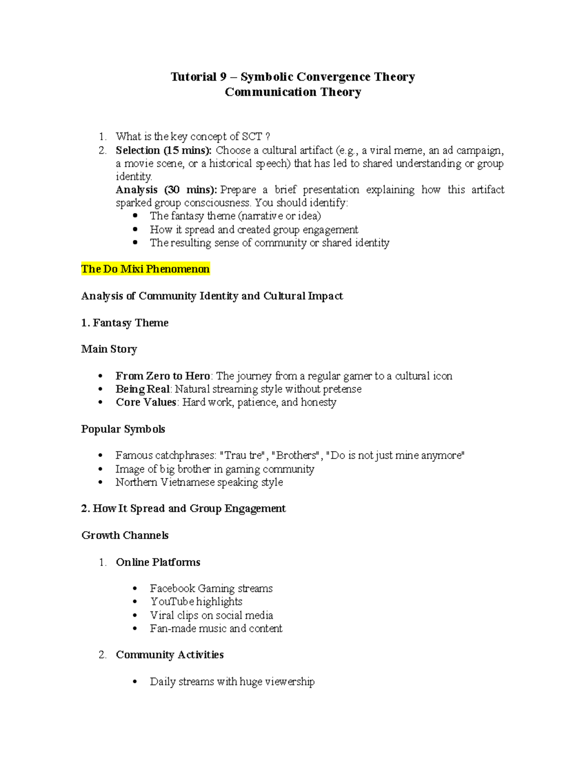 Tutorial 9 - Symbolic Convergence Theory - Tutorial 9 – Symbolic ...