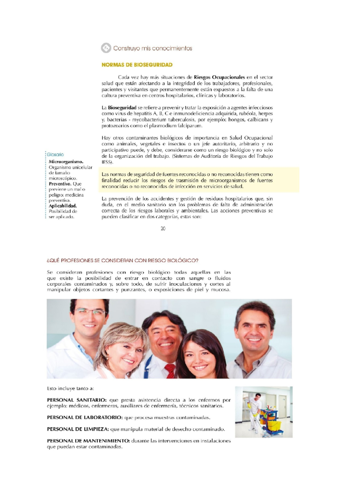 Principios DE LA Bioseguridad I - 1.- Escoja y señale las respuesta ...