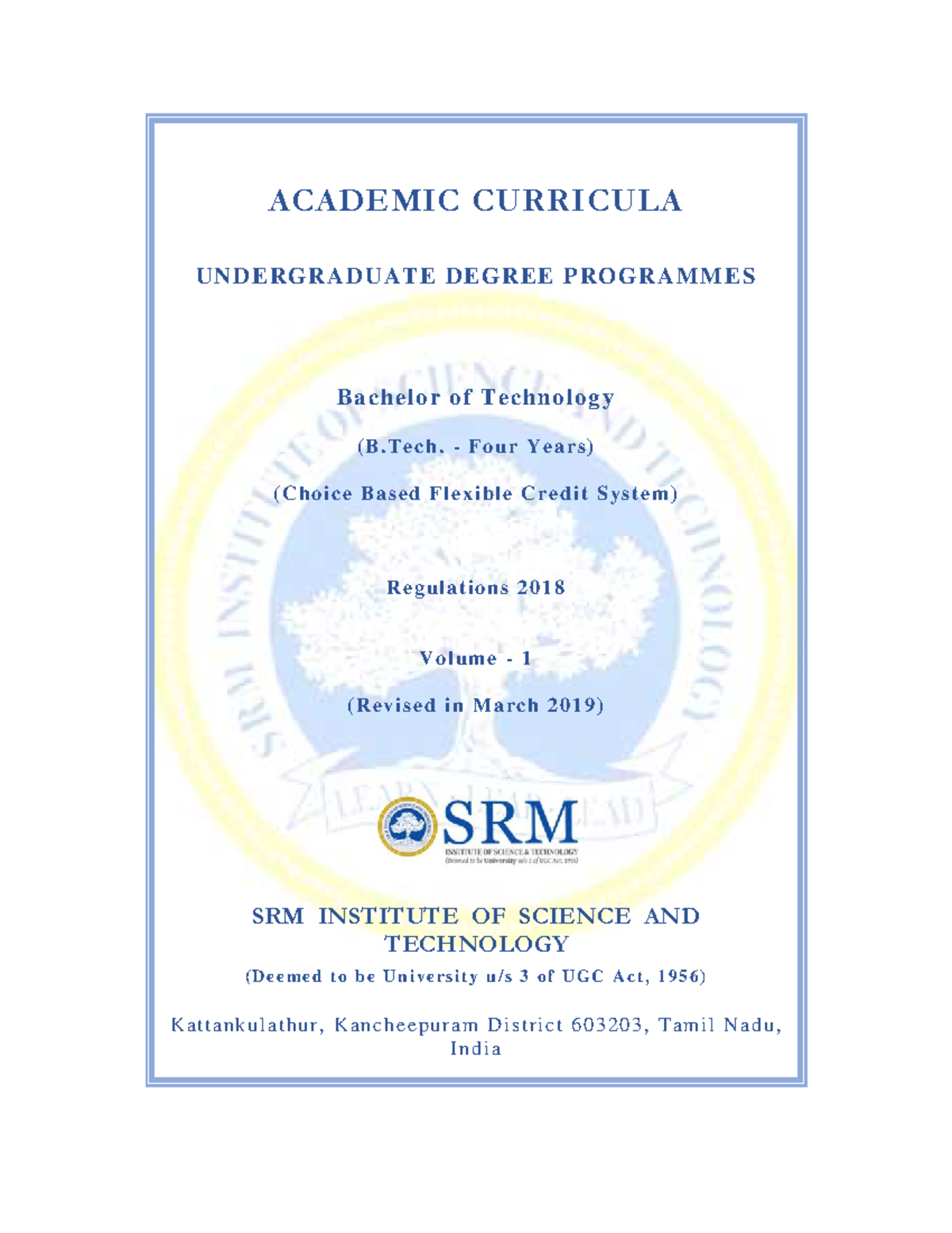 B.Tech. in Electronics and Communication Engineering Curriculum (2018 ...