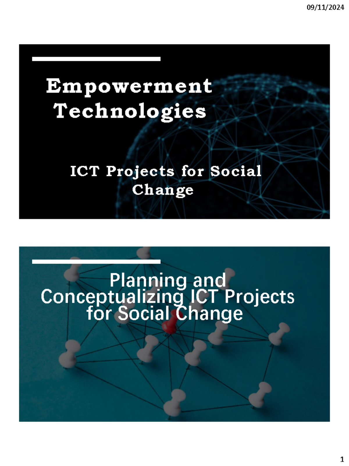 ICT Project for Social Change 2: Concept Paper Planning Guide - Studocu