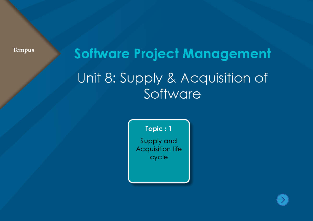 Software Engineering Project Management (u8) - Software Project ...