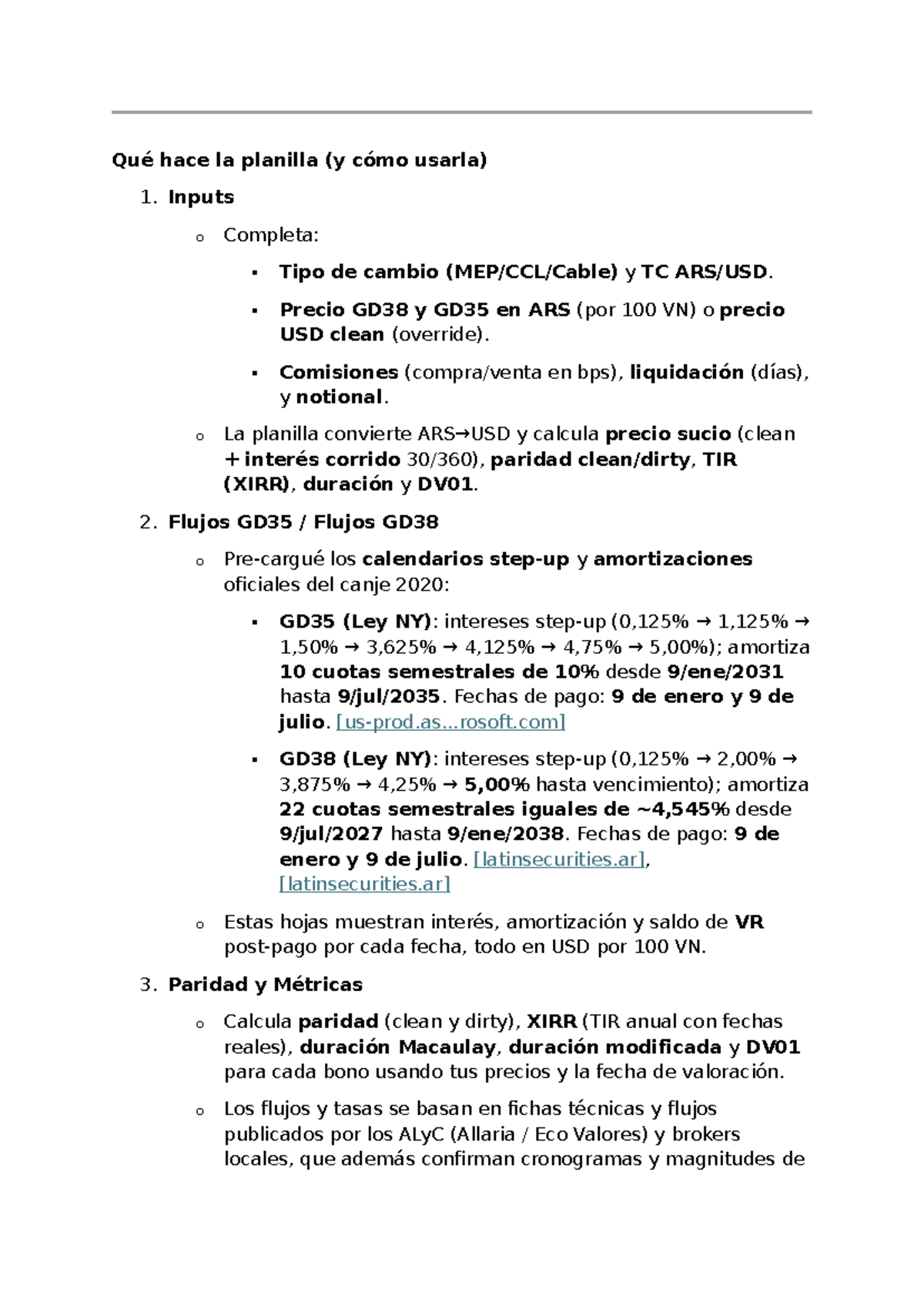 Explicación de la Planilla de Paridad GD38 vs GD35 - Studocu