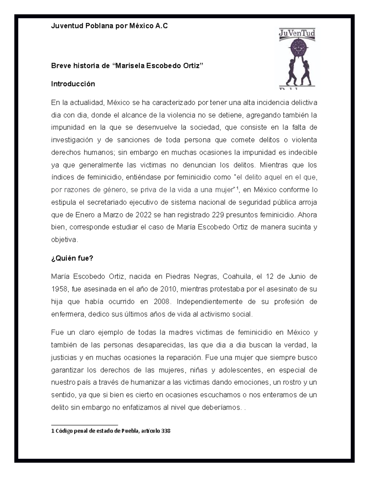 Marisela Escobedo: Resumen de una Activista del Feminicidio en México ...