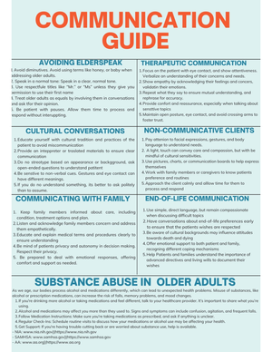Communication guide - COMMUNICATION GUIDE Avoiding Elderspeak ...