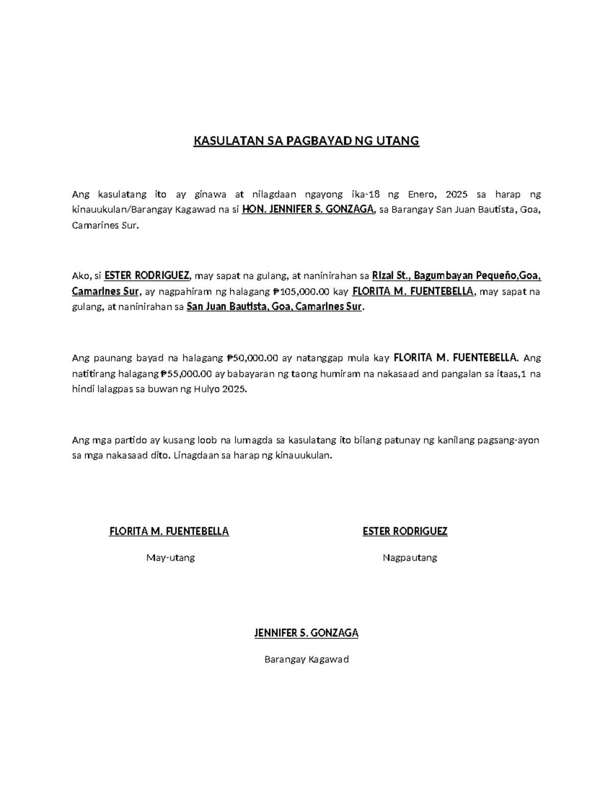 GAD 2024 - barangay palns - BARANGAY ANNUAL GENDER AND DEVELOPMENT (GAD ...