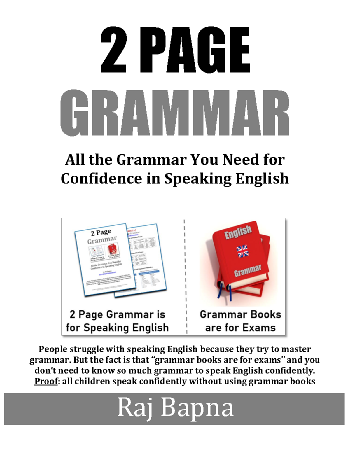 2 PAGE GRAMMAR: Speak English Confidently with Just 2 Pages of Tips ...