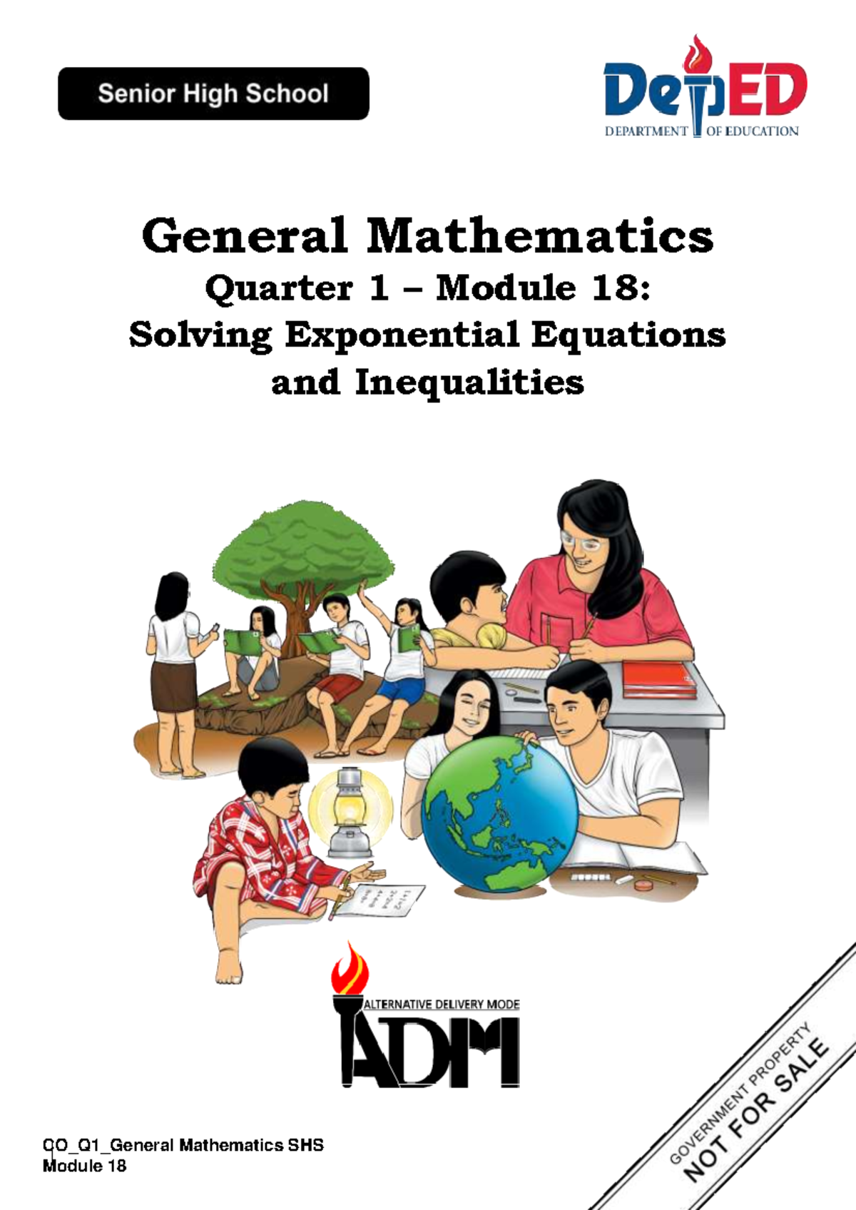 CO_Q1_General Mathematics SHS: Solving Exponential Equations ...