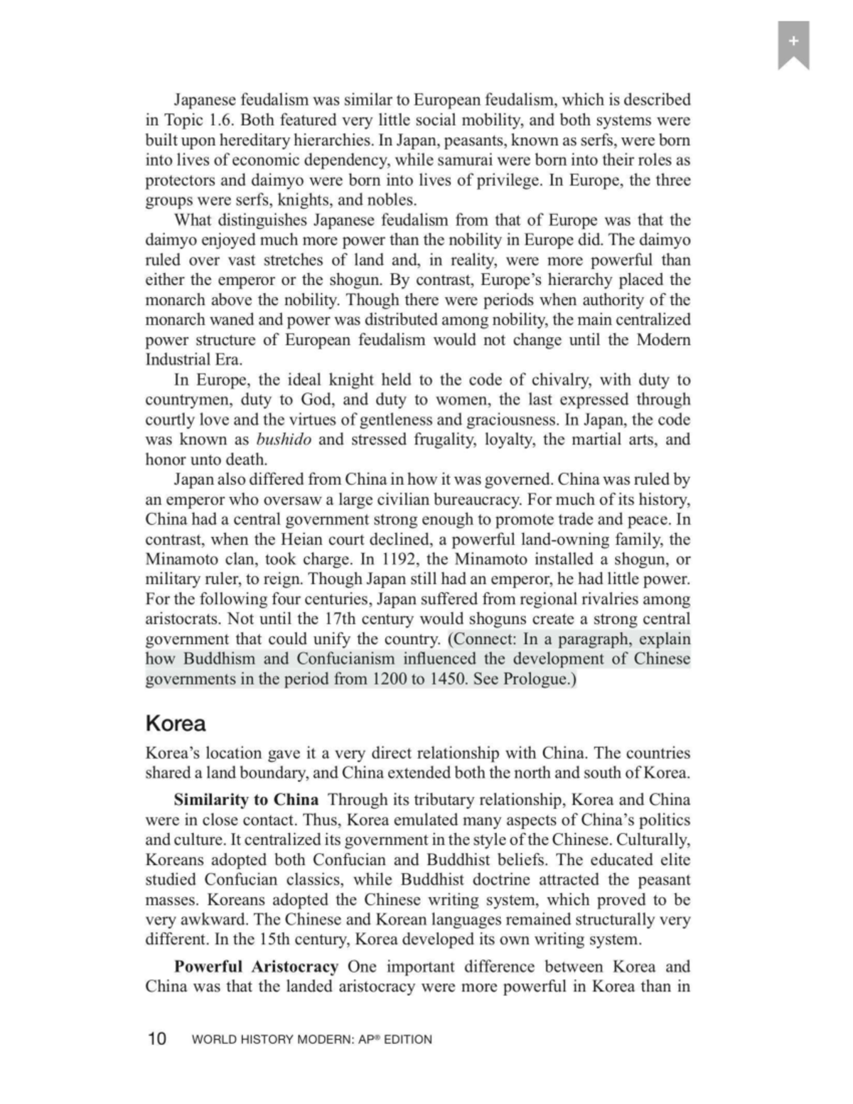 HIST 101: Comparative Analysis of Japanese and European Feudalism - Studocu