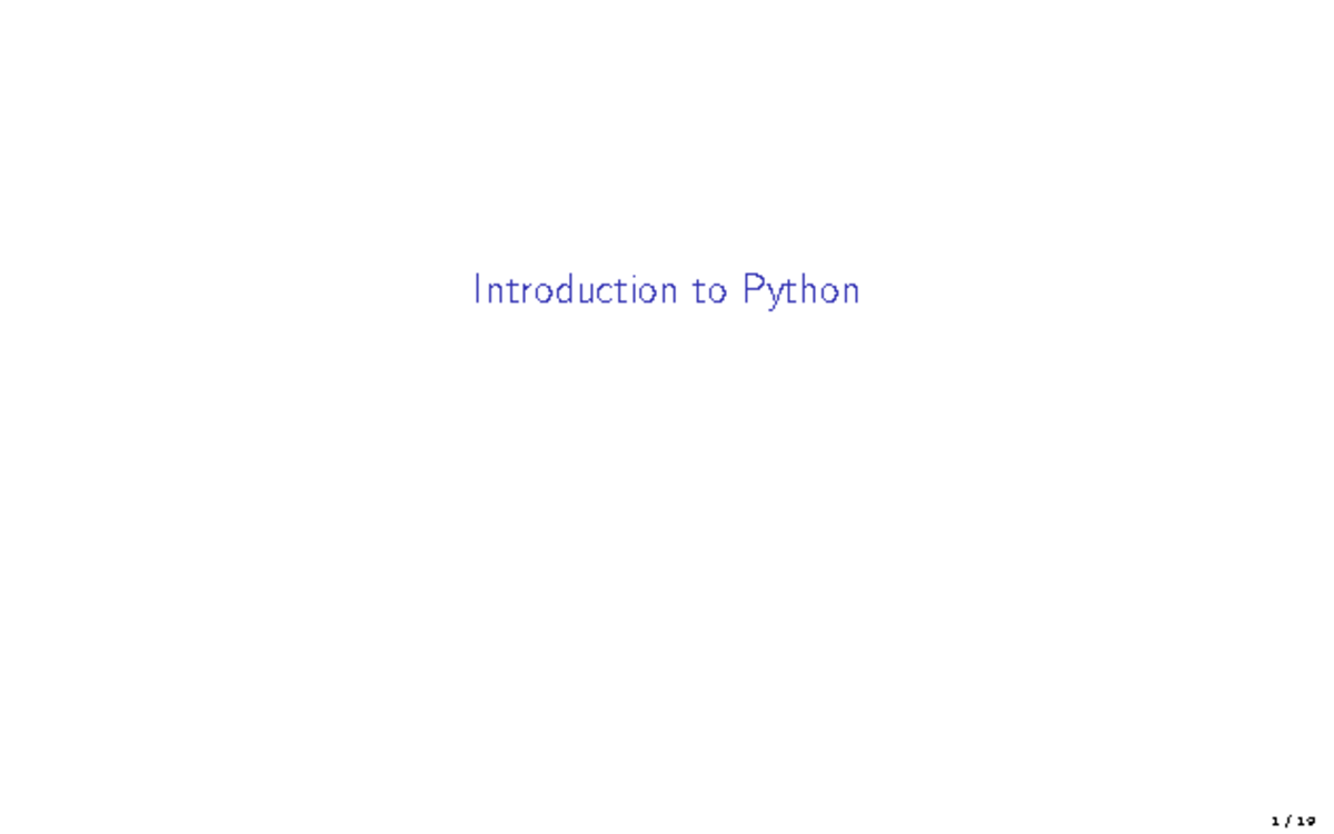 CS2316 - Introduction to Python Programming and Code Execution - Studocu