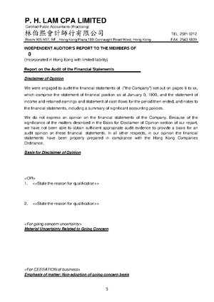 Hong Kong Framework for Assurance Engagements (Revised 2012) - Studocu