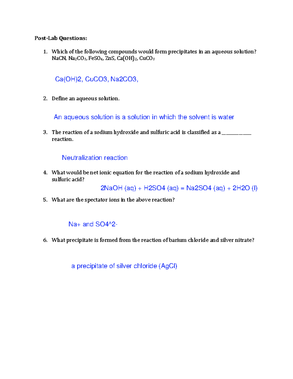 Post-Lab Questions 5 final - Post-Lab Questions: 1. Which of the ...