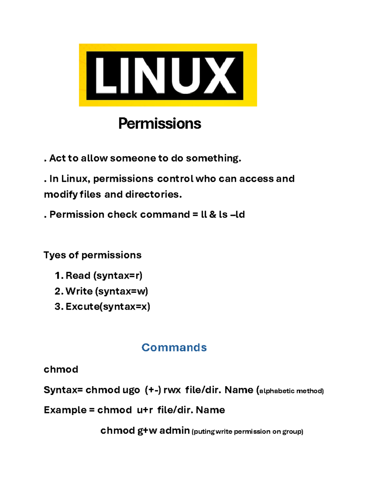 Linux Permissions Overview: Commands & Special Settings (1750221086 ...