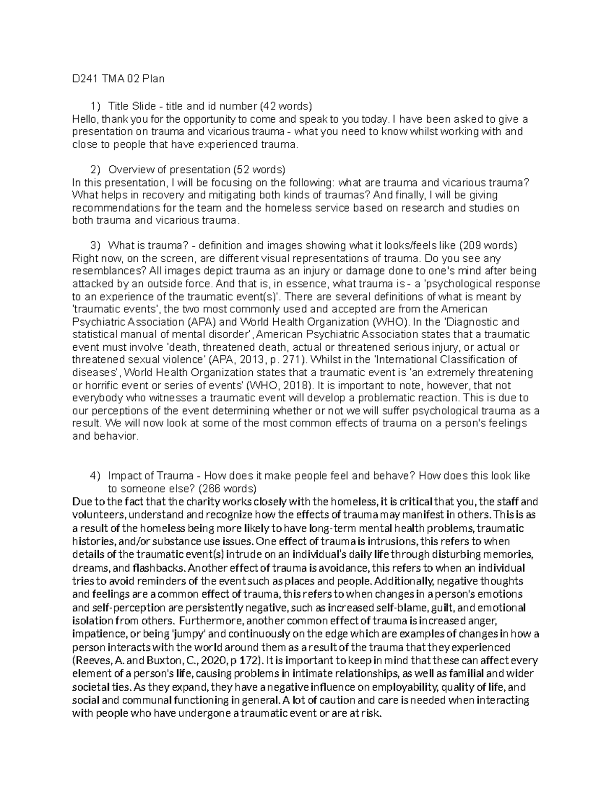 D241 TMA 02 Plan - D241 - D241 TMA 02 Plan Title Slide - title and id ...