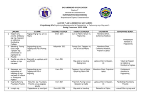 Tostq-1 - TOS - Republika ng Pilipinas Kagawaran ng Edukasyon Rehiyon V Tanggapan ng mga ...