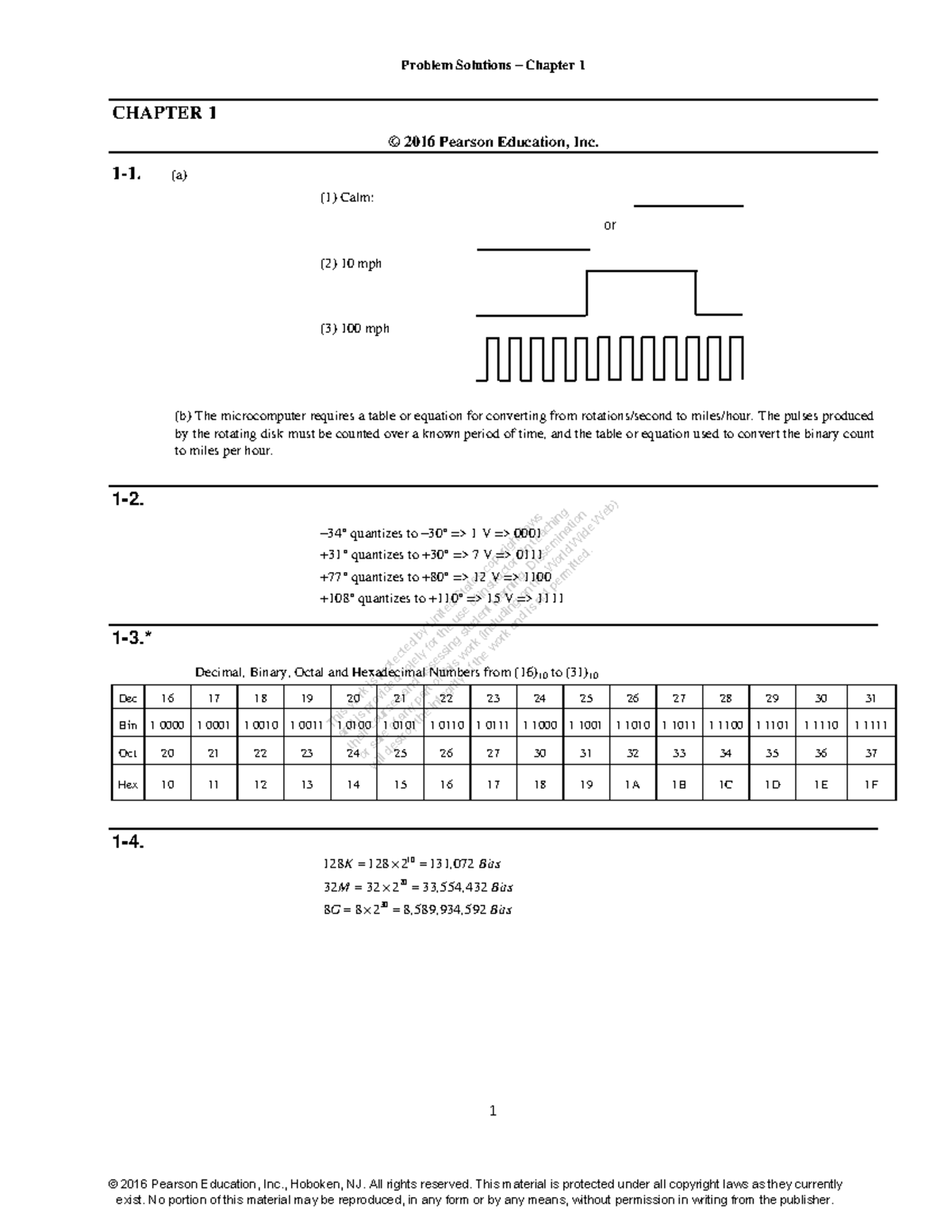 Chapter 01 solutions-5th - 1 CHAPTER 1 © 201 6 Pearson Education, Inc ...
