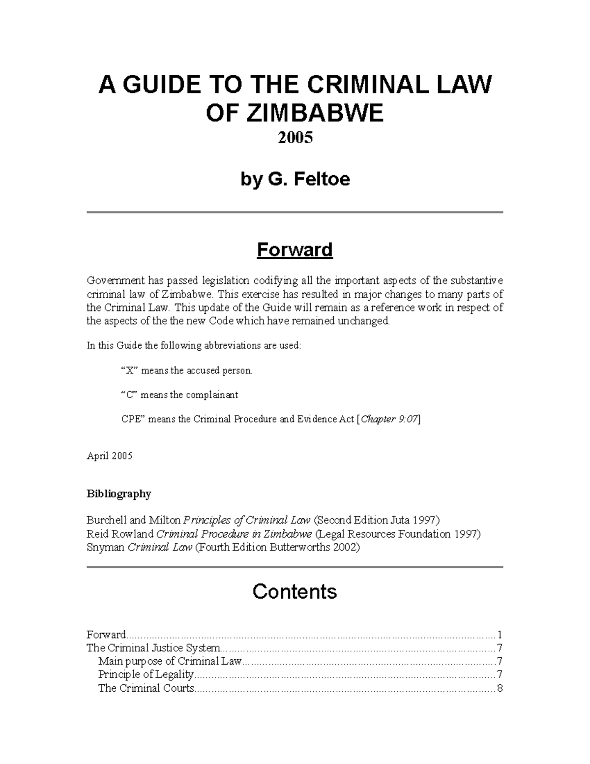 CASE LAW ANALYSIS - Criminal Law Case List Review - Studocu