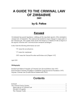 Constitutional History OF Zimbabwe - PRE-COLONIAL TIMES Before the ...