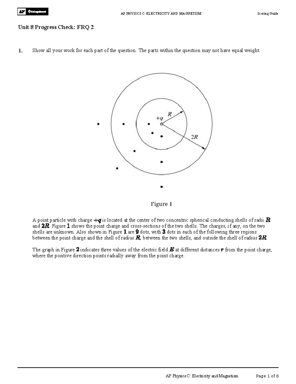 AP PHYSICS C: E&M Unit 8 Progress Check Scoring Guide FRQ 2 - Studocu