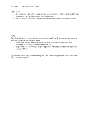 [Solved] Describe and explain using at least two examples from the E104 ...