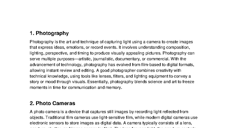 Photography Terms Detailed: A Comprehensive Guide to Techniques and ...