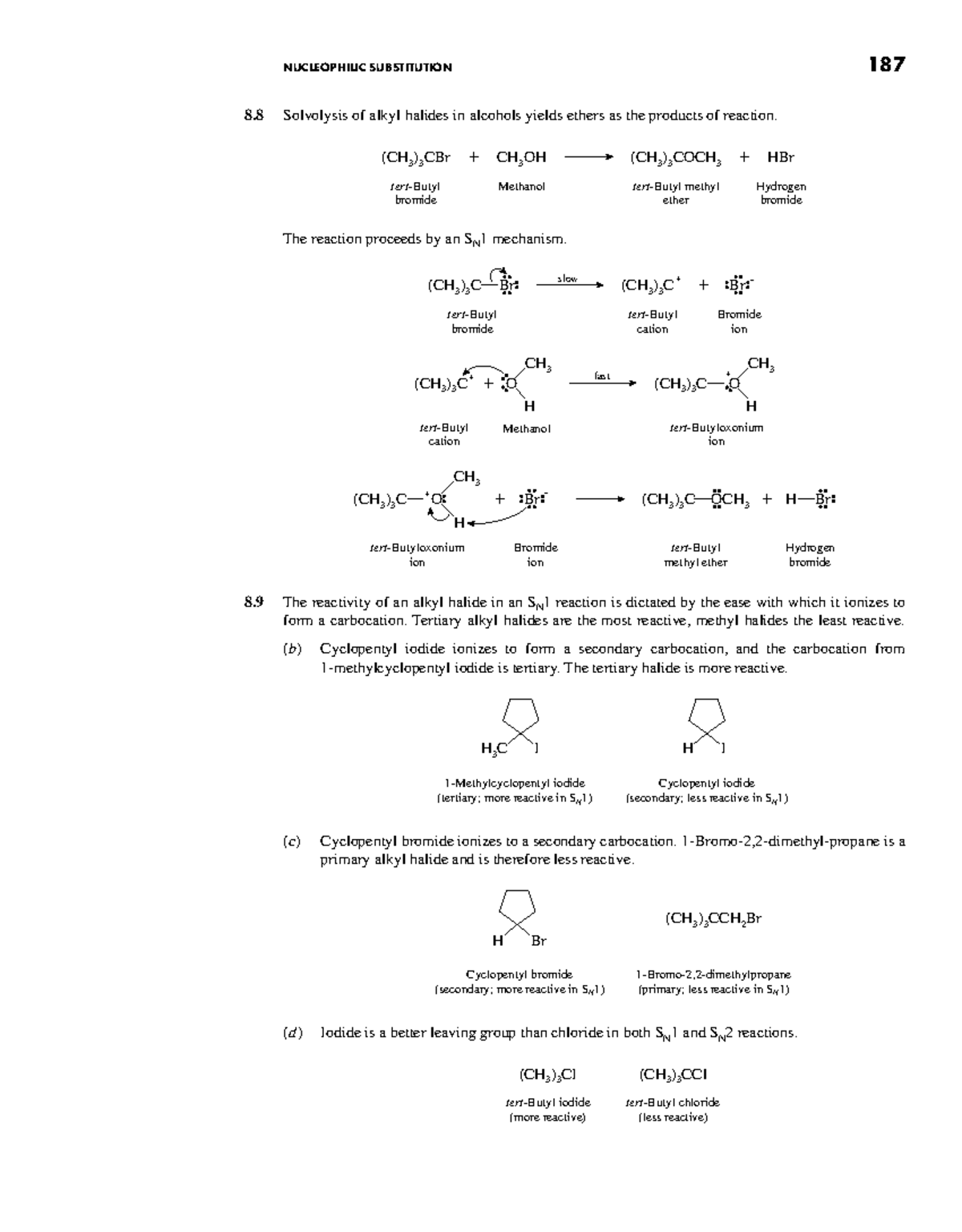 Organic Chemistry 4th Ed: NUCLEOPHILIC SUBSTITUTION (CHM 187) - Studocu