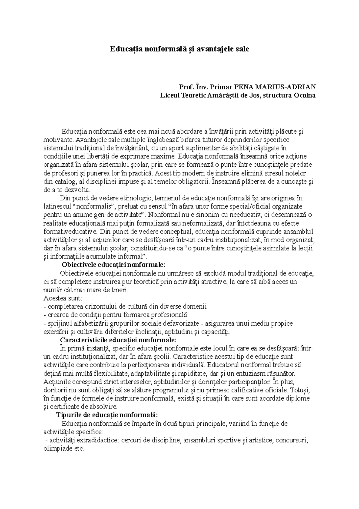 Raport de Progres Școlar Clasa a V-a - Matematică 2021-2022 - Studocu