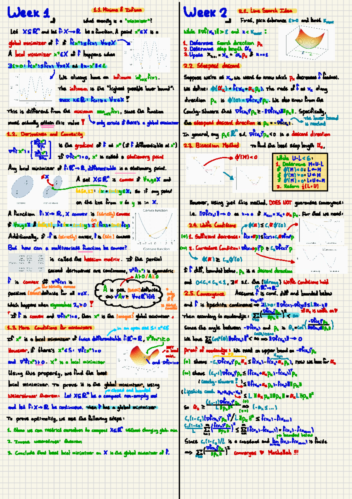 Non-Linear Optimization: Week 1-4 Study Guide (Course Code: NLO 101 ...
