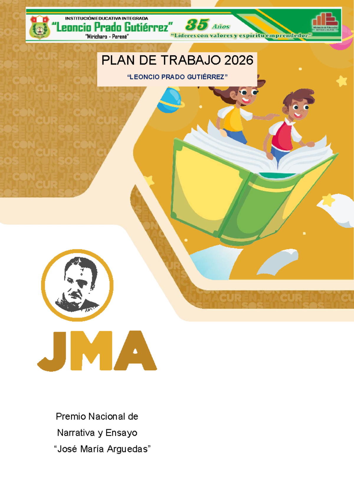 Plan de Trabajo para el Premio Nacional de Narrativa y Ensayo María ...