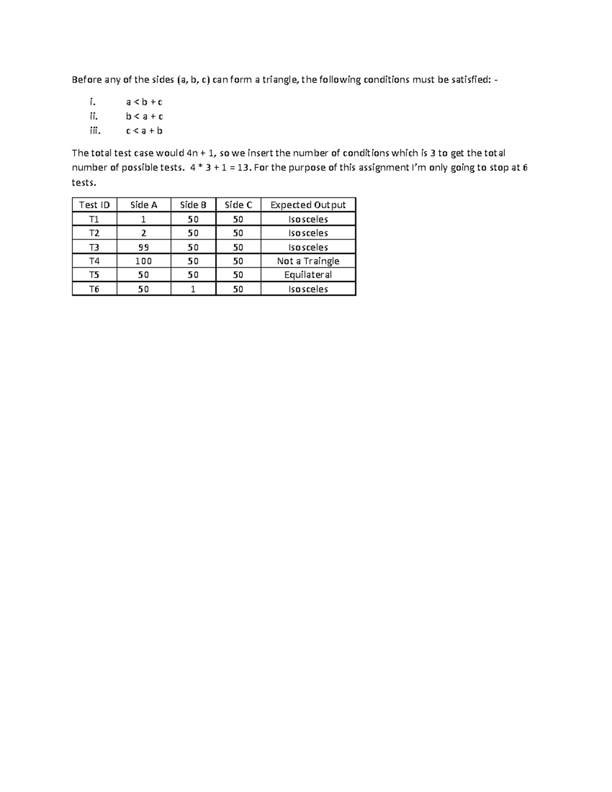 Programming Assignment 5 - Before any of the sides (a, b, c) can form a ...