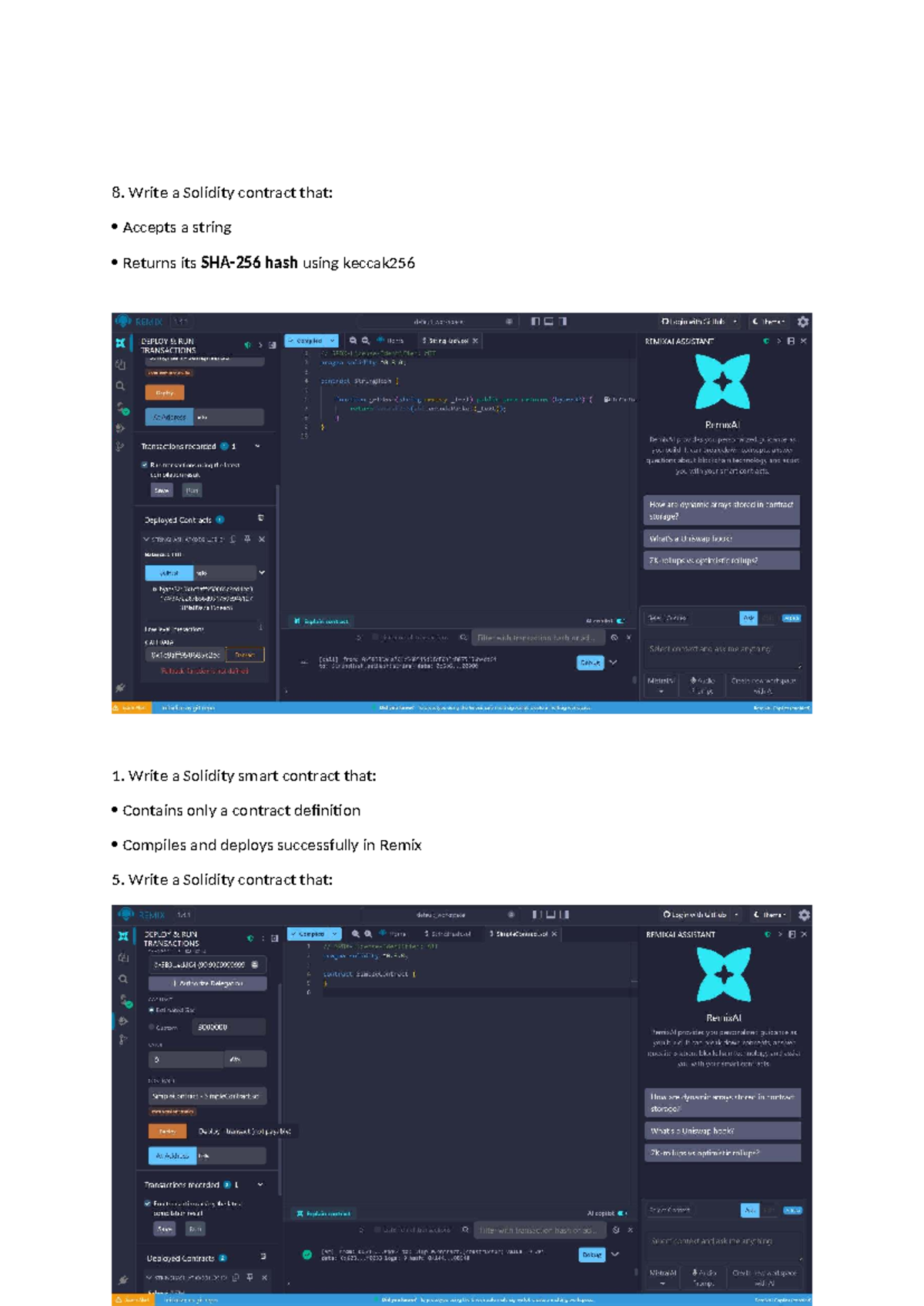 Diksha Blockchain skill assessment - Block Chain Technologies - Write a ...