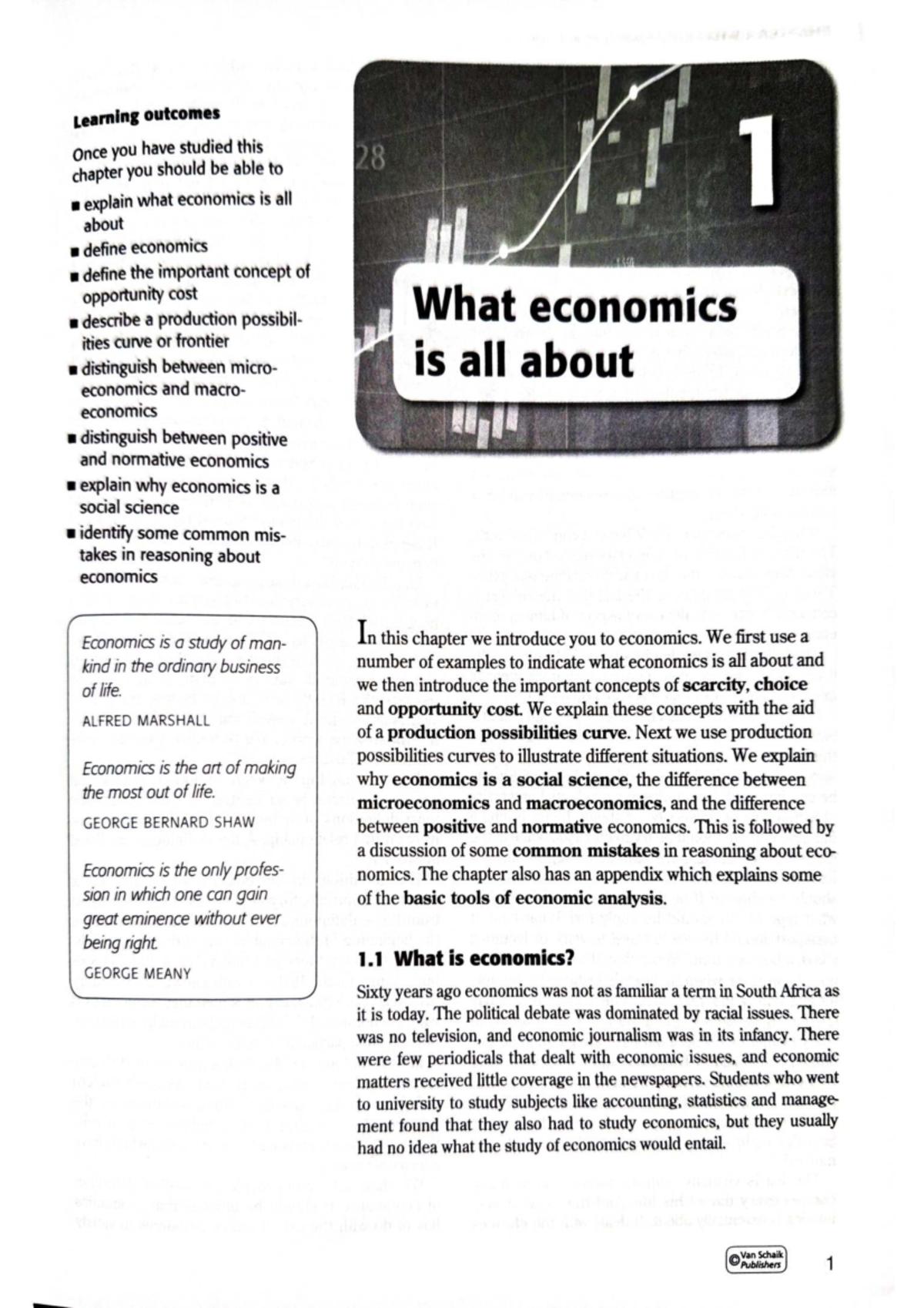 Chapter on Introduction to Economics - Studocu