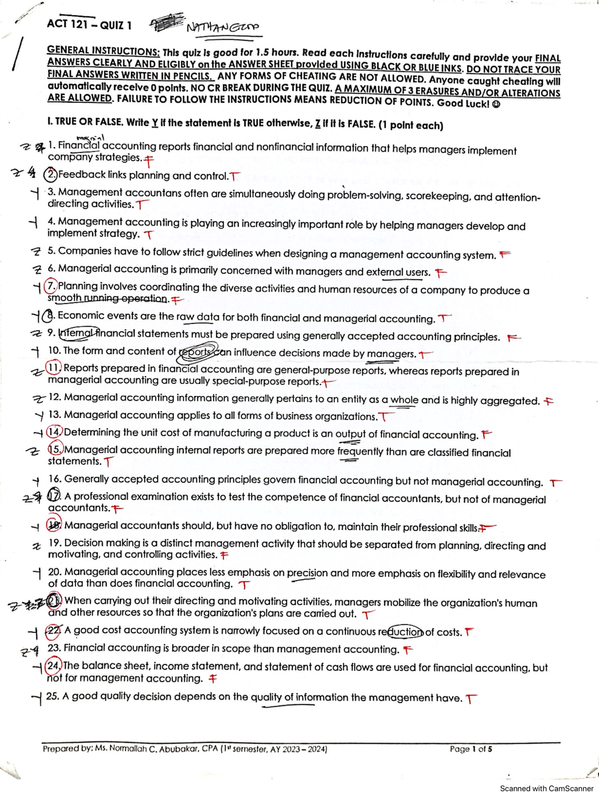 MAS1 2324 - ccc - ACT 1 NATHANGEOP GENERAL INSTRUCTIONS: This quiz is ...