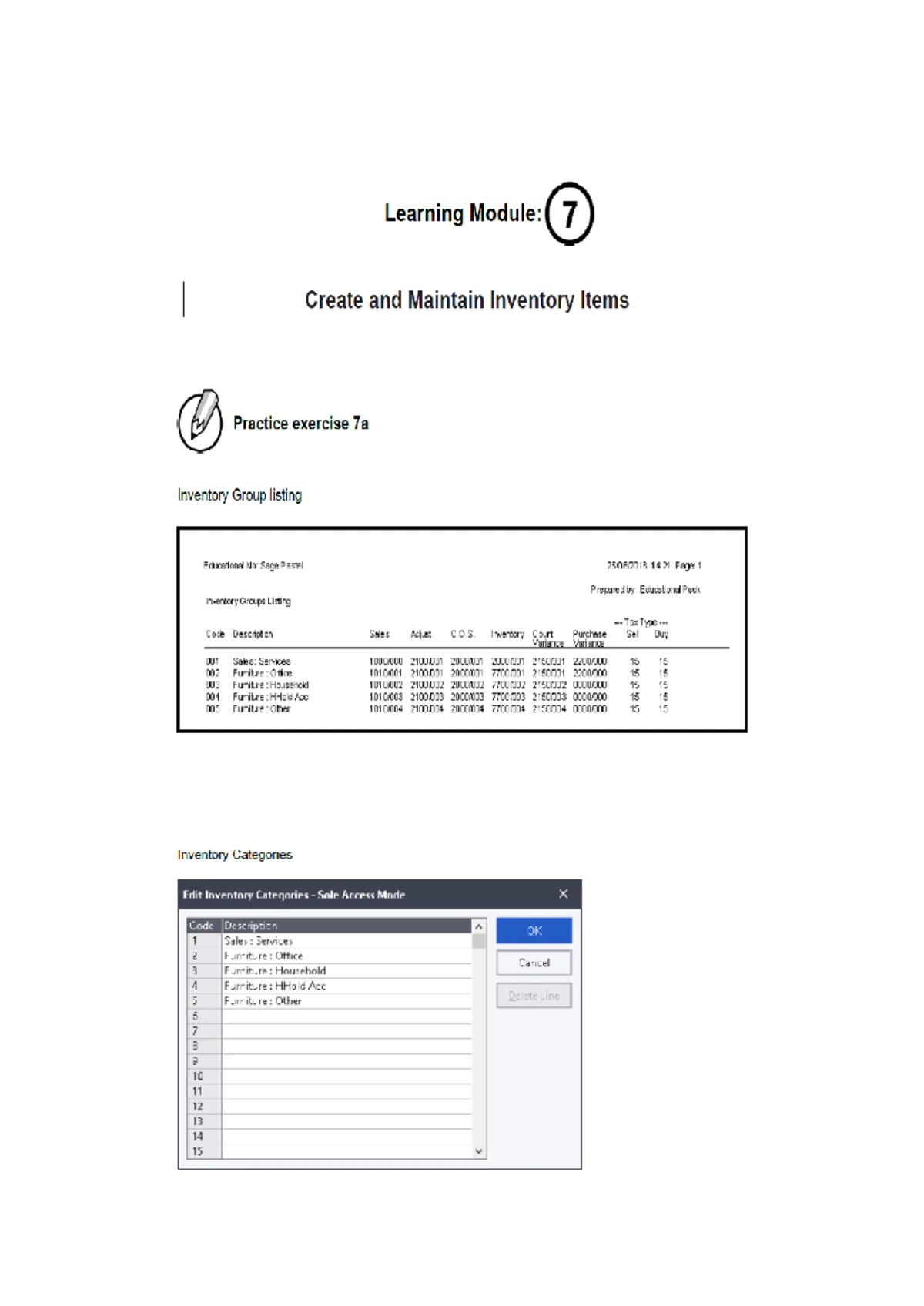 Pastel Accounting - Solutions - Module 4 - Practice exercise solutions Learning Module: 4 Create ...