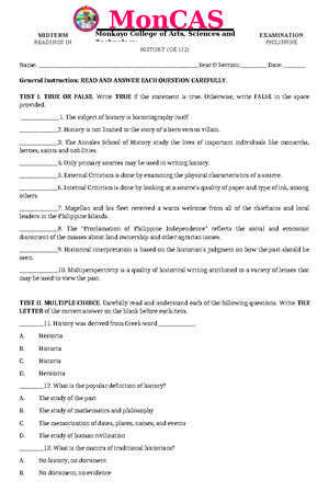 IC 3 Syllabus: BSED Social Studies Course Overview & Assessment Plan ...