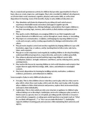 RC ll- 4 learning experiences - RC II- 4 subject: Fine motor (inside activity) Activity Hungry ...