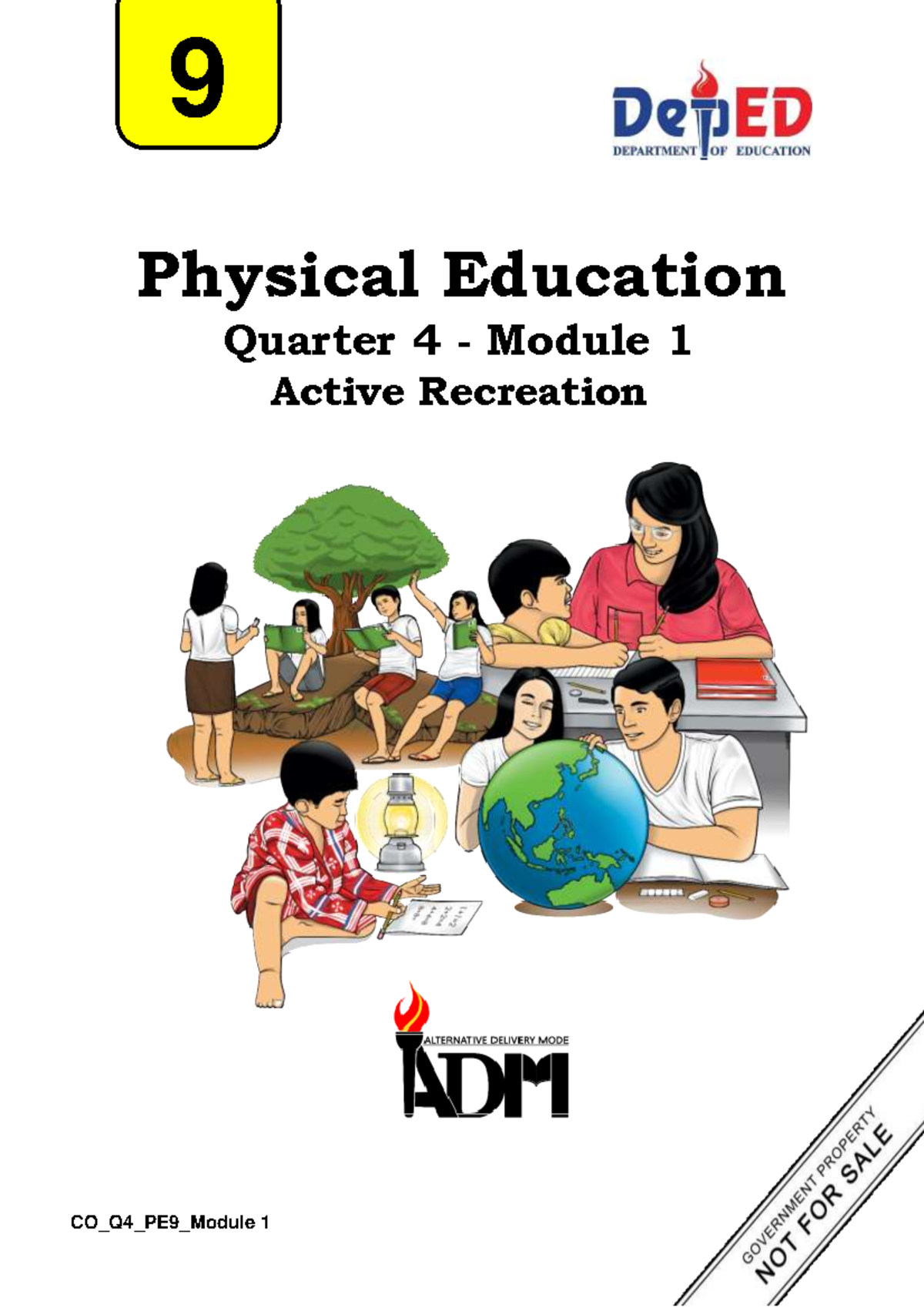 PE9-Q4-M1: Active Recreation Module for Grade 9 Students - Studocu