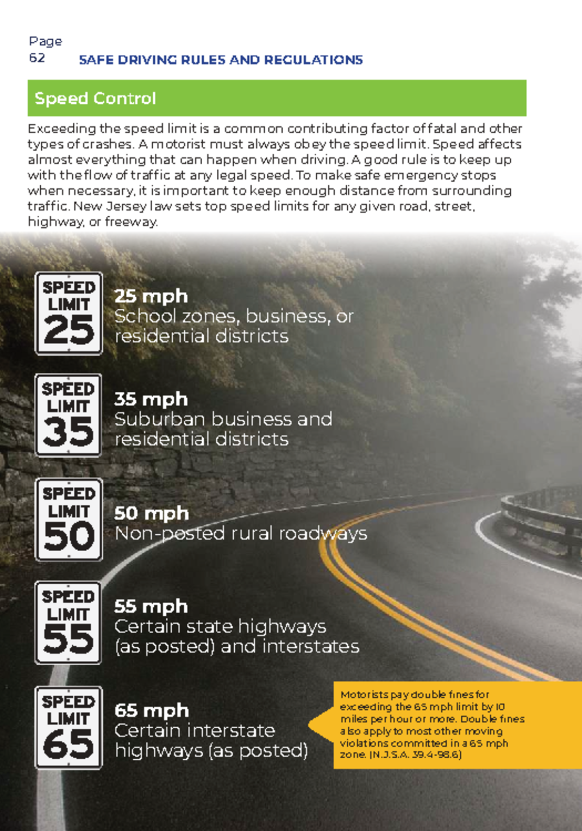 Safe Driving Rules & Regulations for NJ Motorists - Studocu