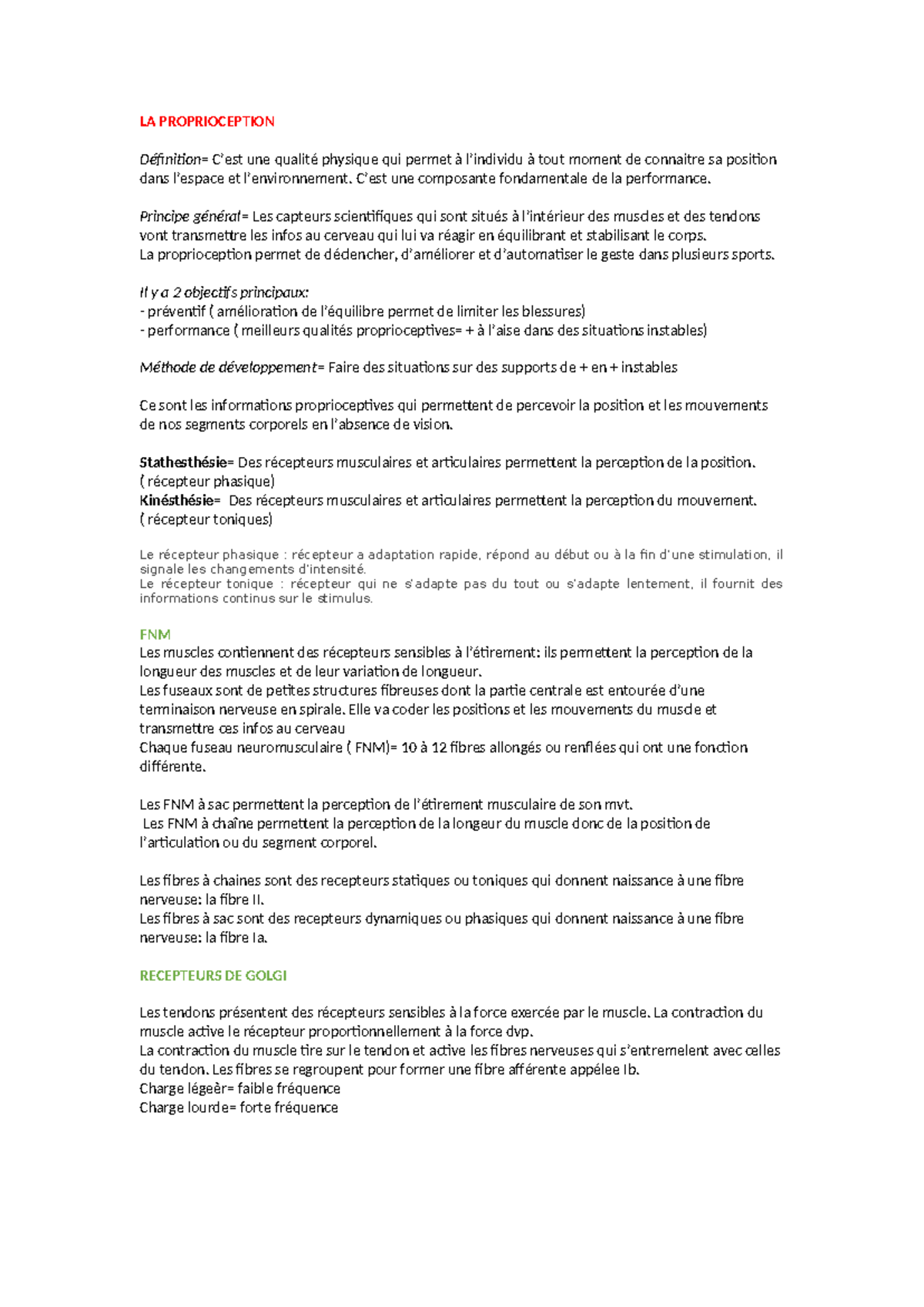 La Proprioception: Définition, Principes et Méthodes de Développement ...