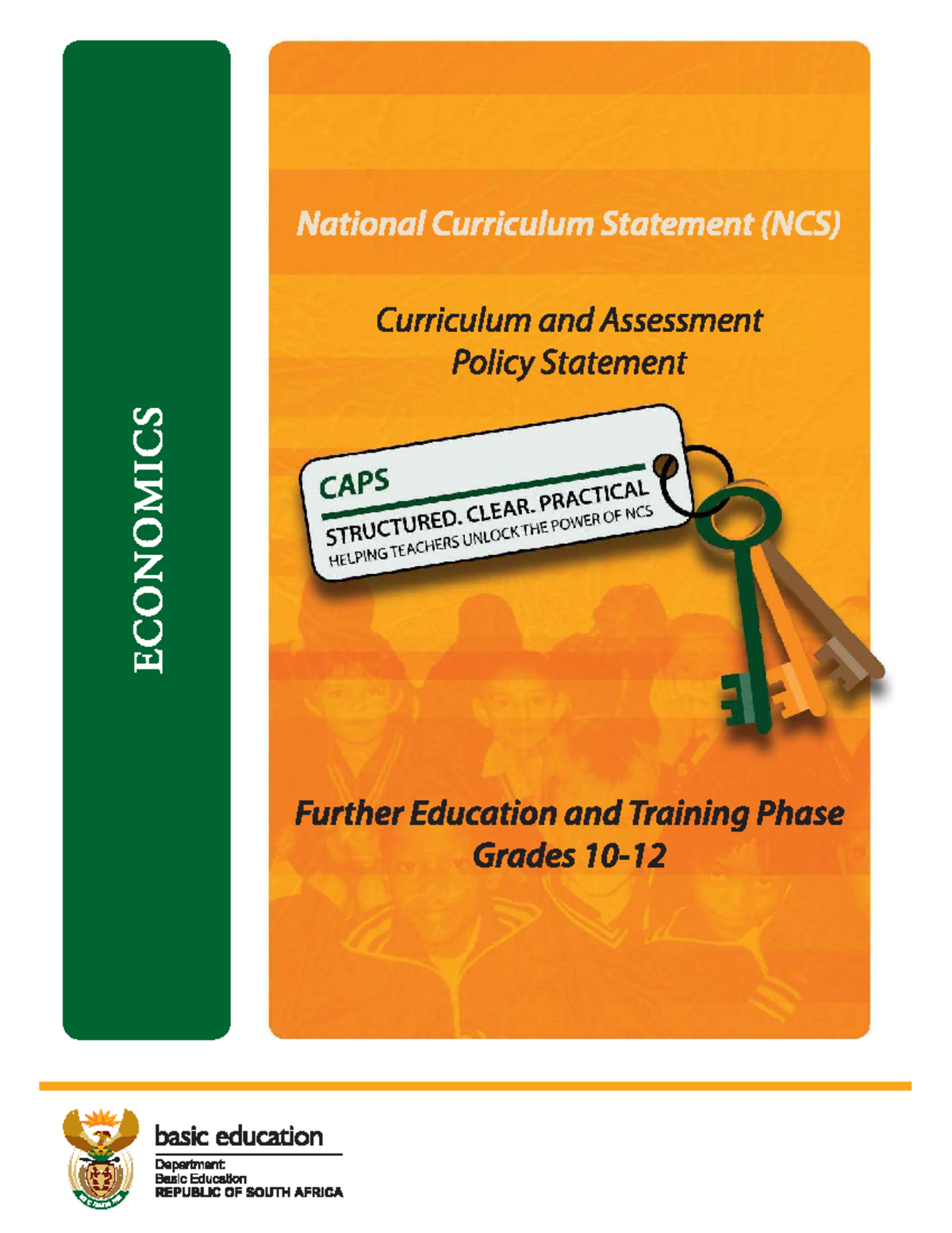 CAPS Economics Grades: Curriculum & Assessment Policy Overview - Studocu