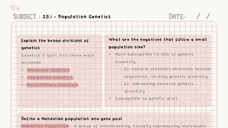 Unit 5 Genetics: Population Genetics and Evolution Insights - Studocu