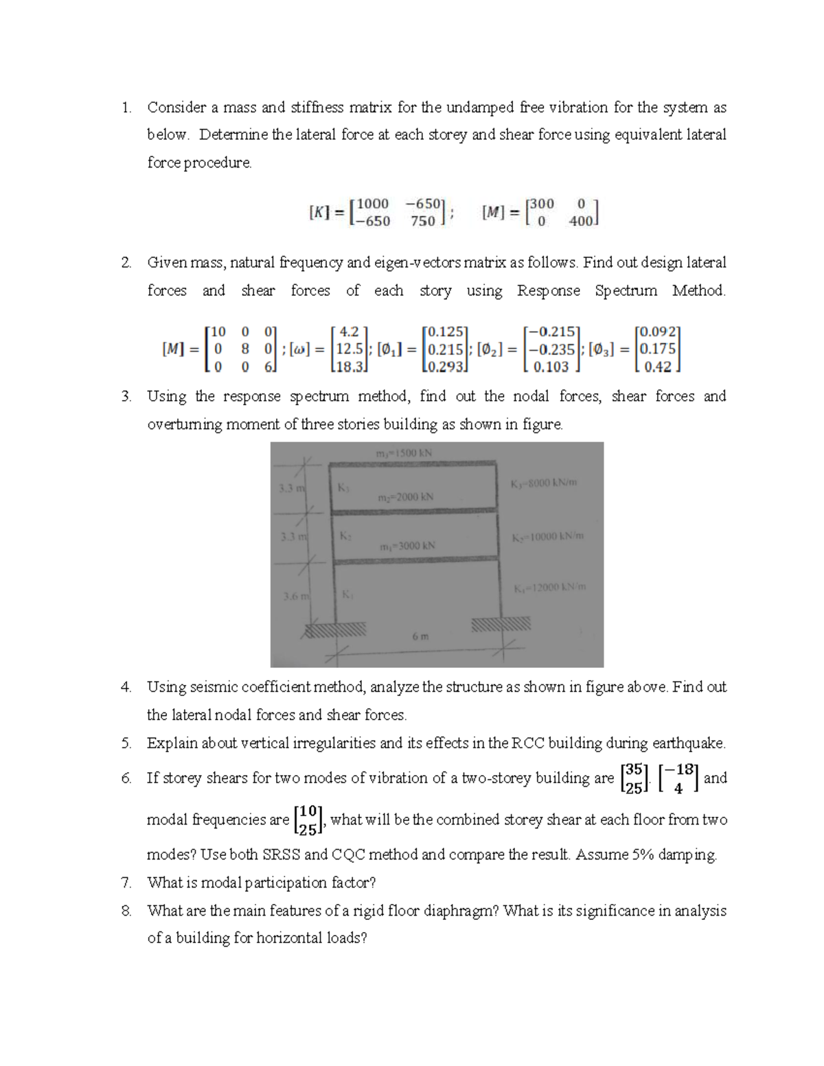 ERD 101: Earthquake Resistance Design Tutorial Notes - Studocu